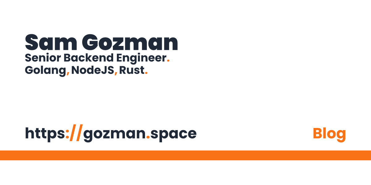 Blog | Sam Gozman